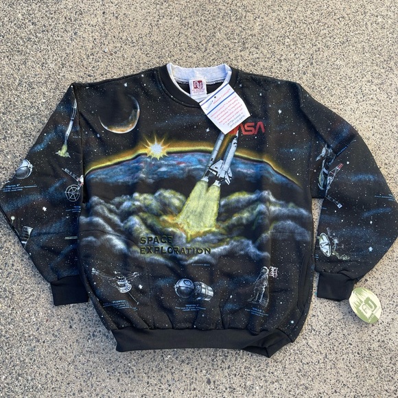 art unlimited sportswear | Sweaters | Rare Vintage Nasa Space ...